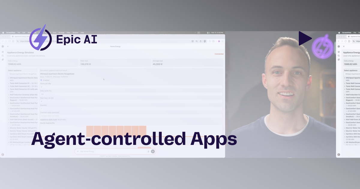Agent-controlled Apps