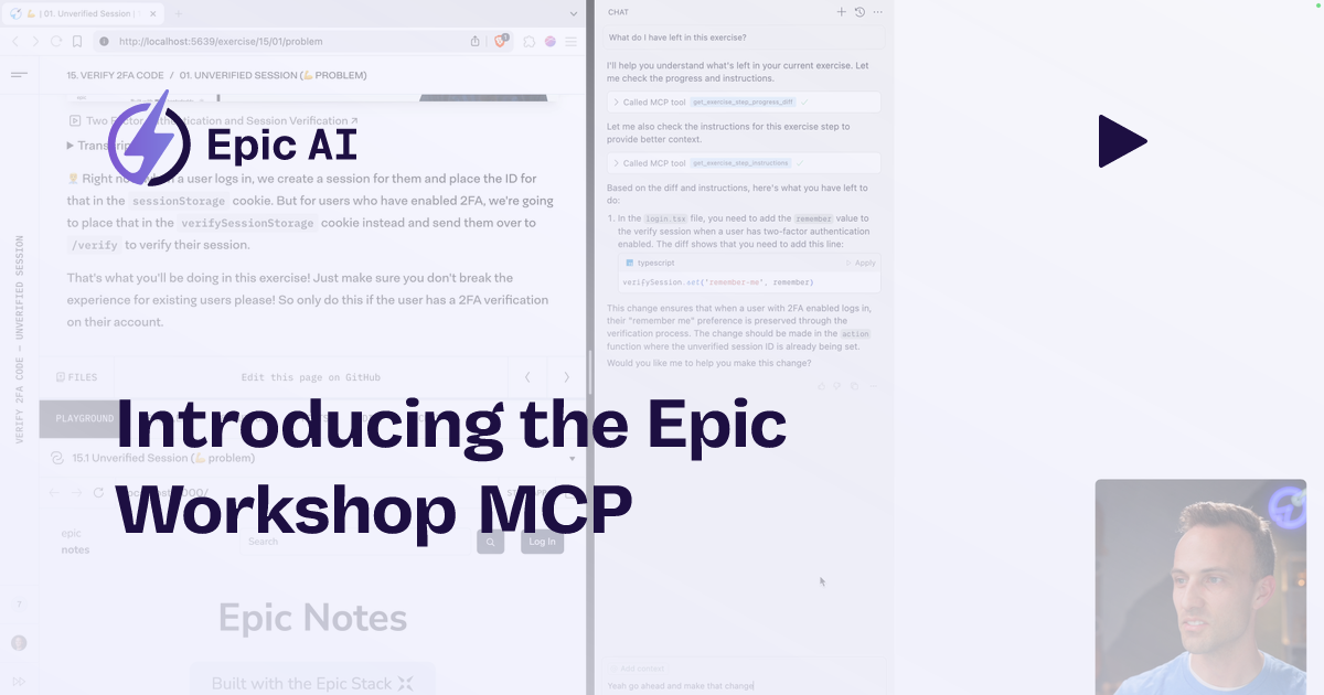 Introducing the Epic Workshop MCP