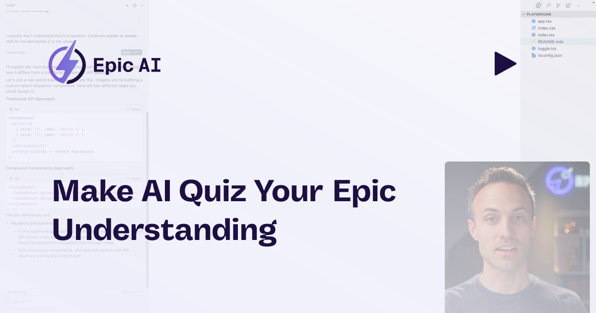 Make AI Quiz Your Epic Understanding
