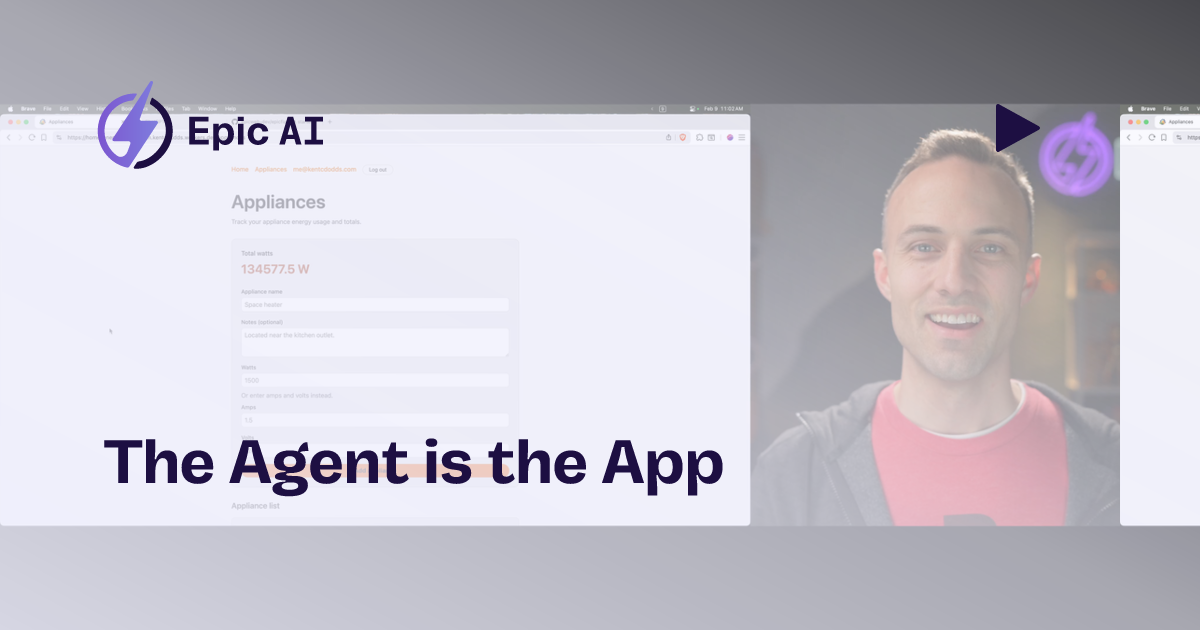 The Agent is the App