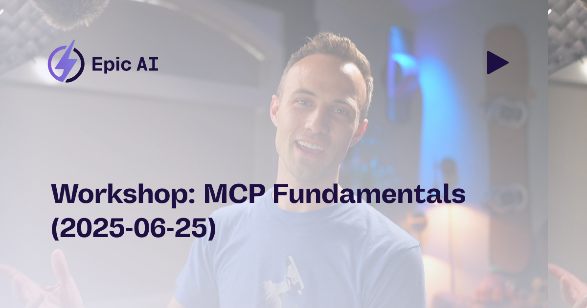 Workshop: MCP Fundamentals (2025-06-25)